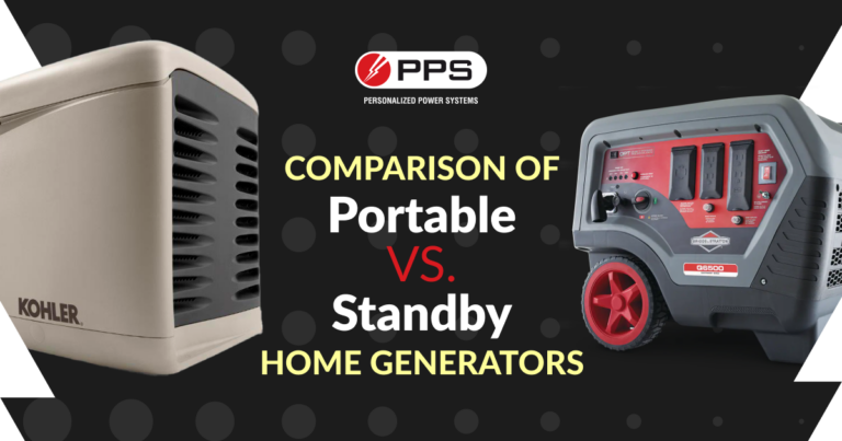 Comparison of Portable vs. Standby Home Generators | PPS
