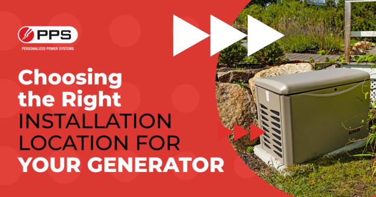 Choosing the Right Installation Location for Your Generator